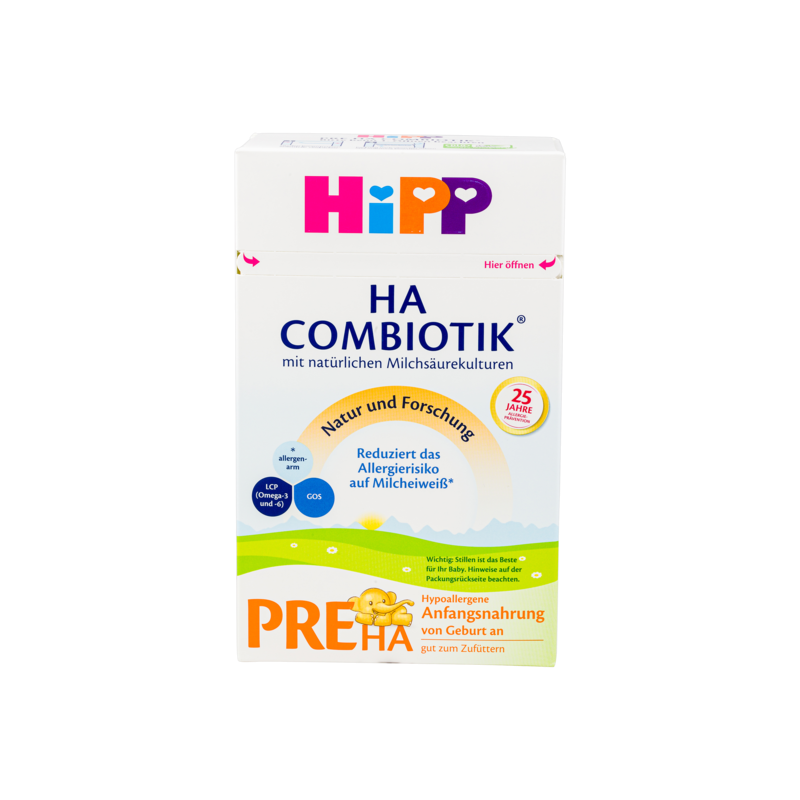 HiPP Hypoallergenic (HA) Stage PRE (0-6 Months) Combiotic Infant Milk ...